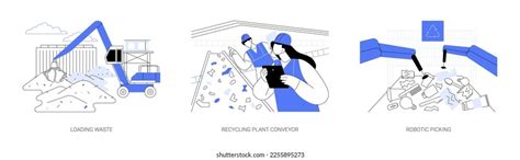 Recycling Plant Abstract Concept Vector Illustration Stock Vector Royalty Free 2255895273