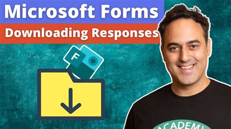 Downloading Responses In Microsoft Forms From A Survey Or Quiz Youtube
