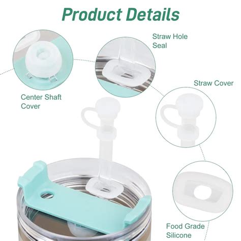 6 Pcs Silicone Spill Proof Stopper For Cup 10 403020 Oz For Spill