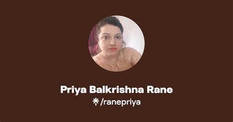 Priya Balkrishna Rane Linktree