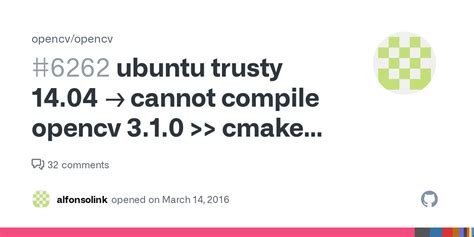 Ubuntu Trusty 1404 Cannot Compile Opencv 310 Cmake Videoioh Not Found But All Libv4l