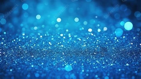 Blurred Blue Christmas Lights Creating A Bokeh Texture Powerpoint Background For Free Download