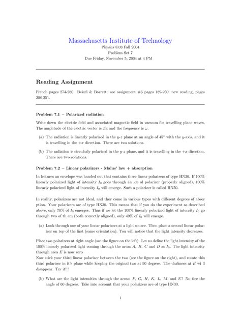 pset7 pset 7 massachusetts institute of technology physics 8 fall