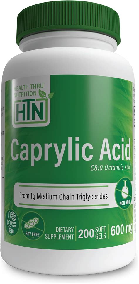 Pure Encapsulations Caprylic Acid Supplement For Gut And