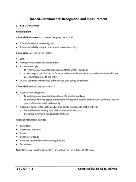 Financial Instruments Ifrs 9 Pdf Fair Value Historical Cost