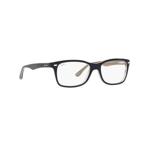 Buy Ray Ban Square Eyeglass Frames 0rx5228 50 Mm Blue Online