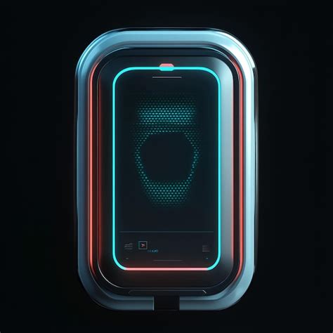 3d Biometric Scanner Icon Secure Identity Verification Illustration Logo Premium Ai Generated