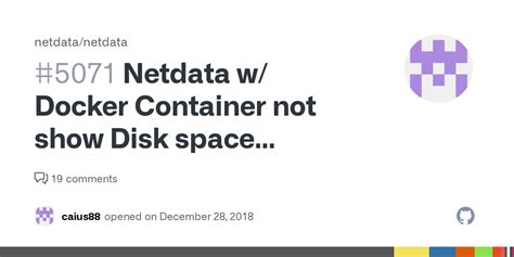 Netdata W Docker Container Not Show Disk Space Utilization For Mounts