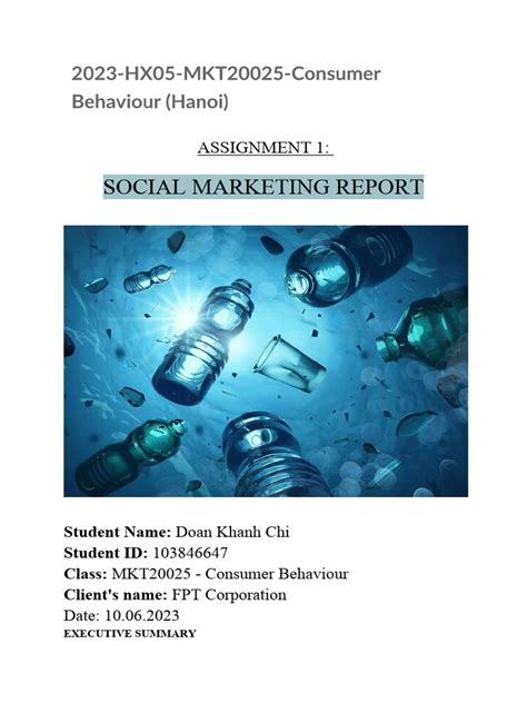 Assignment 1 Mkt20025 1 Pdf Market Segmentation Behavior