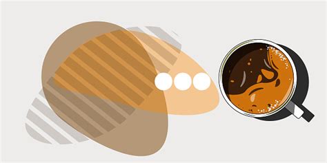 거품 상단 보기와 향기로운 커피의 흰색 컵의 트렌디 한 사실적인 벡터 그림 인기 디자인 카푸치노 아메리카노 에스프레소 모카 라떼