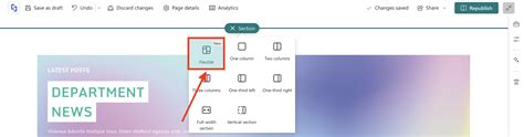 How To Use The Sharepoint Flexible Section Shortpoint Support