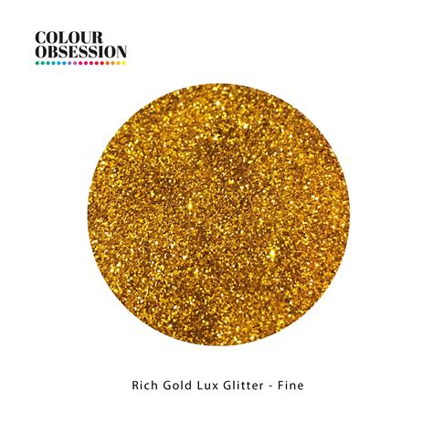 Gold Mirage Lux Glitter Chunky 1mm — Colour Obsession