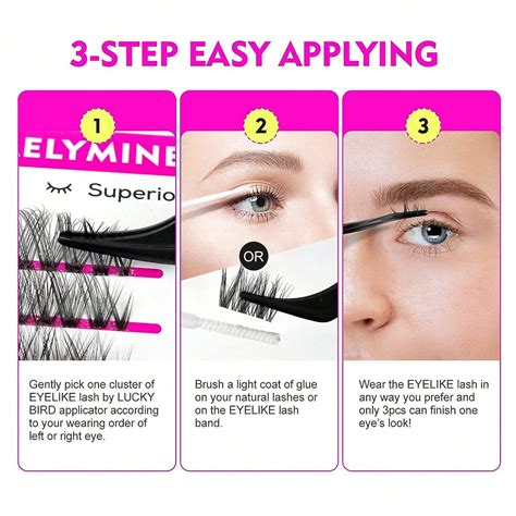 Lash Clusters Kit Caelymine Diy Lash Extension Kit For Beginners 3