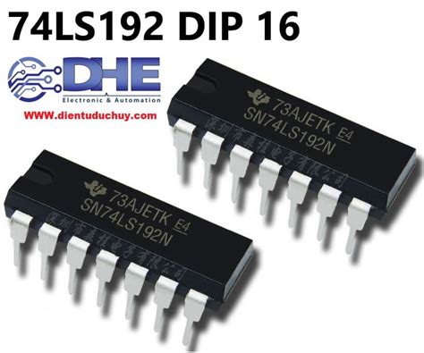 Ic 74ls192 74192 Dip 16 Linh KiỆn ĐiỆn TỬ ĐỨc Huy 29a BÙi XuÂn PhÁi
