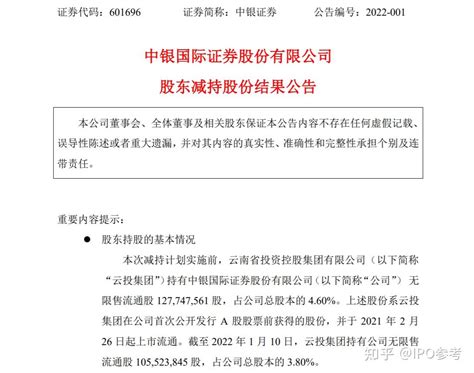 云投集团完成减持中银证券222237万股 知乎