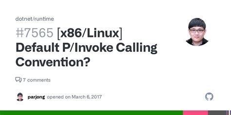 X86linux Default Pinvoke Calling Convention · Issue 7565 · Dotnet