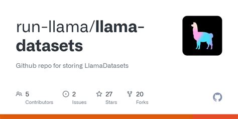 Releases · Run Llamallama Datasets · Github