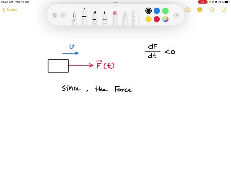 solved an object is moving to the right and experiencing a net force