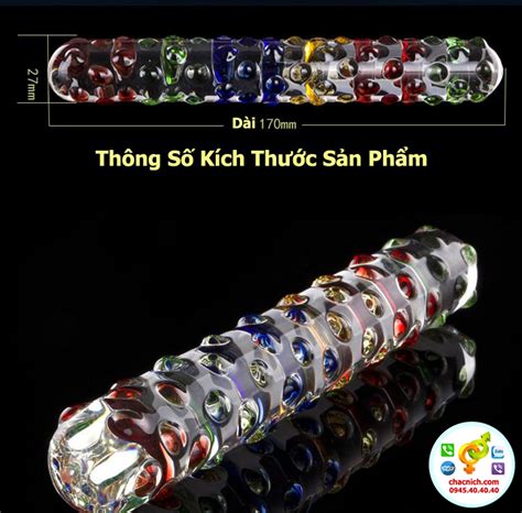 Đồ Chơi Tình Yêu Cửa Sau Sextoy Pha Lê Có Gai Quanh Thân Hỗ Trợ Thăng