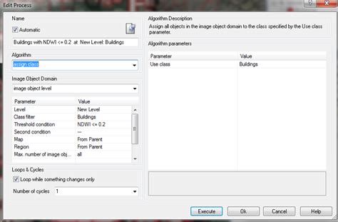“rule based classification” using ecognition