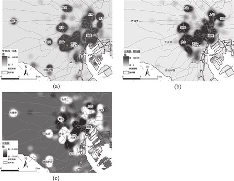 Kernel Density Estimation Surface For Spatial Distributions Of Tourist