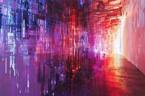 Premium Photo Algorithms In Motion Transforming Data Into Art Ar