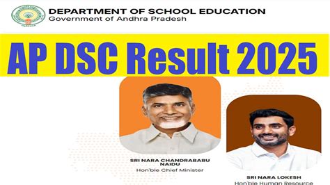 AP DSC Results 2025 Out Check Steps To Download Subject Wise Merit List Pdf At Apdsc Apcfss In