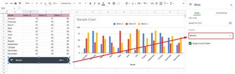 How To Filter Charts Using The Google Sheets Slicer Sheets For Marketers