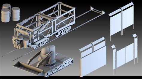 Artstation 50 Coal Mining Props Resources