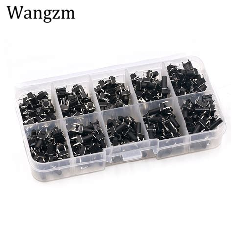 10 models 100pcs 6 6 tact switch tactile push button switch kit height