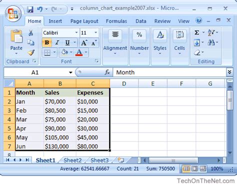 How To Build Charts In Excel 2007 Crisispriest