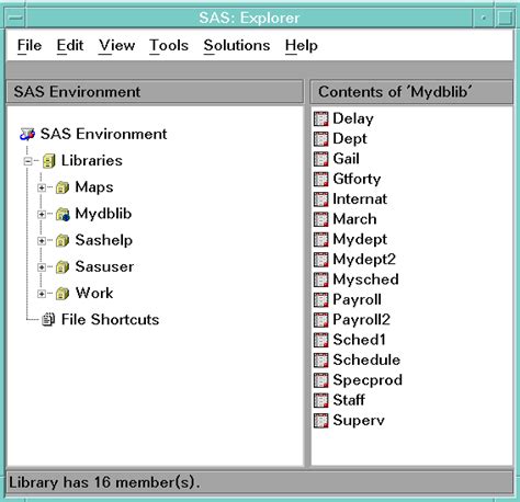 Sas Names And Support For Dbms Names Sas Access Naming Examples