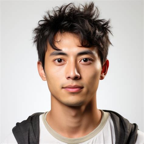 Premium Ai Image Chirpy Korean Man With Perky Expression
