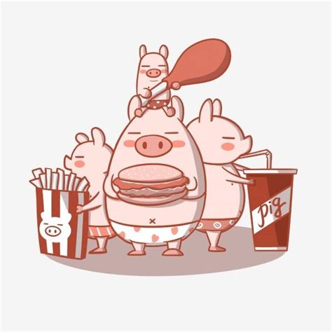 รูปหมูการ์ตูนพ่อครัว Png คลิปอาร์ต คลิปหมู การ์ตูนภาพ Png สำหรับการ