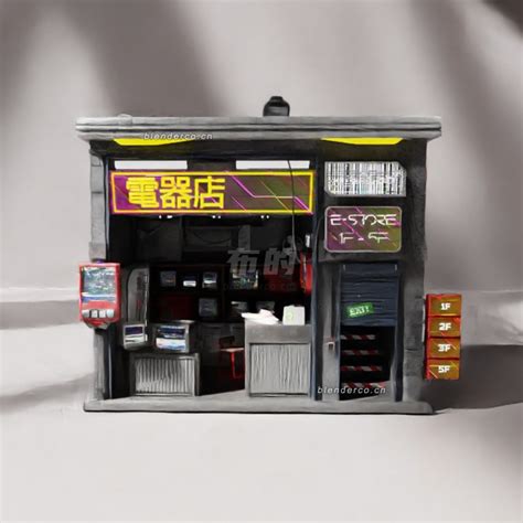 椅子模型 Blender布的