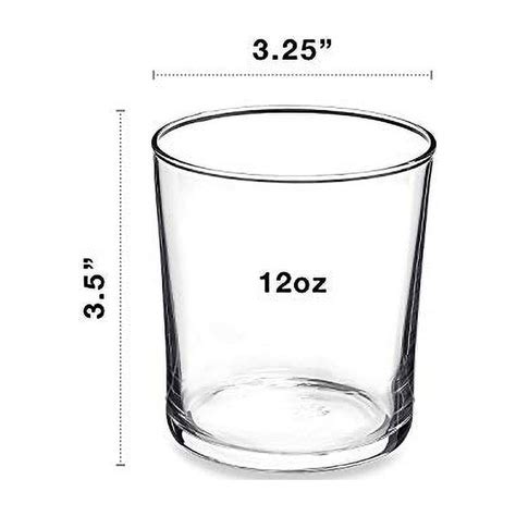 Bormioli Rocco Bodega Collection Glassware Set Of 12 Medium 12 Ounce Drinking Glasses For
