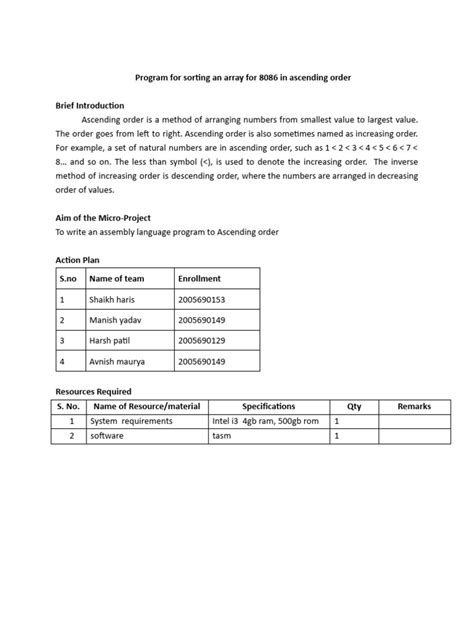Mic Microproject Pdf