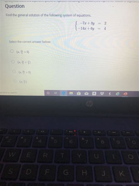 Solved Systems Of Linear Equations Two Chegg Com