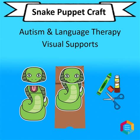 Animal Puppet Craft Speech Therapy Teacher
