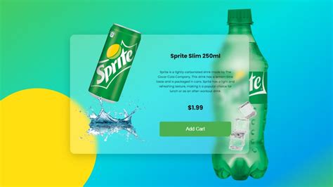 Animated Glassmorphism Card In Html And Css Responsive Product Card Youtube