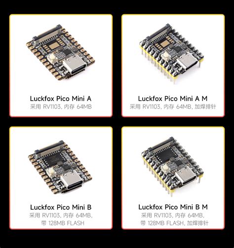 Luckfox Pico Mini B 幸狐rv1103微型linux开发板 集成arm Cortex A7risc V Mcunpuisp等处理器 Luckfox Pico Mini B 幸狐rv1103微型linux开发板 集成arm Cortex A7risc V Mcunpuisp等处理器