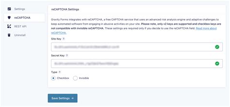 Gravity Forms Settings Page Gravity Forms Documentation
