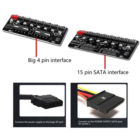 Pwm Fan Hub Cpu Chassis Fan Governor 8 Port 12v Pw Grandado