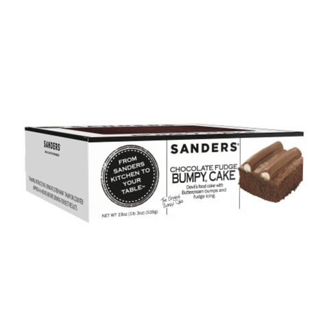 Sanders® Chocolate Bumpy® Cake 19 Oz Kroger