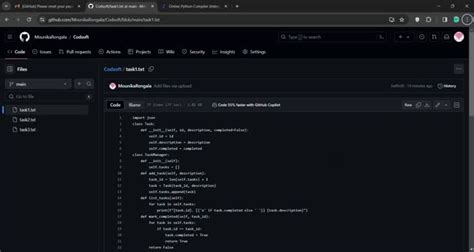 Mouni Rongala On Linkedin Codsoft Codsoftinternship Pythonprogramming