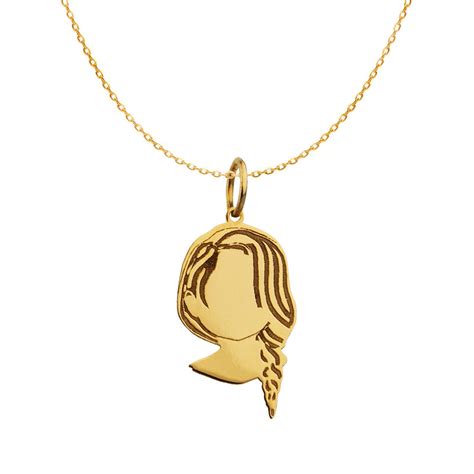 قیمت و خرید گردنبند طلا کم اجرت 18 عیار زنانه مایا ماهک مدل Kmm1381 مو بافت