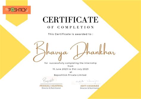Bhavya Dhankhar On Linkedin Im Happy To Share With You All That I