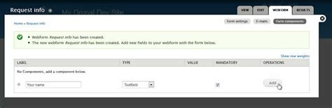 Custom Contact Form With Conditional Fields Using Webform And Webform