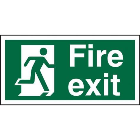 SECO Safe Procedure Safety Sign Fire EXR28979SS Fire Safety Signs