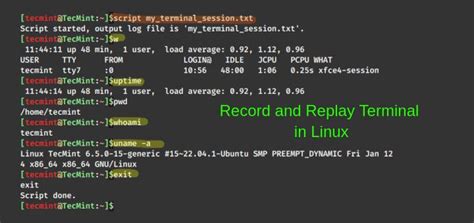 Tecmint Linux Howtos Guide On Linkedin How To Record And Replay Terminal Sessions In Linux